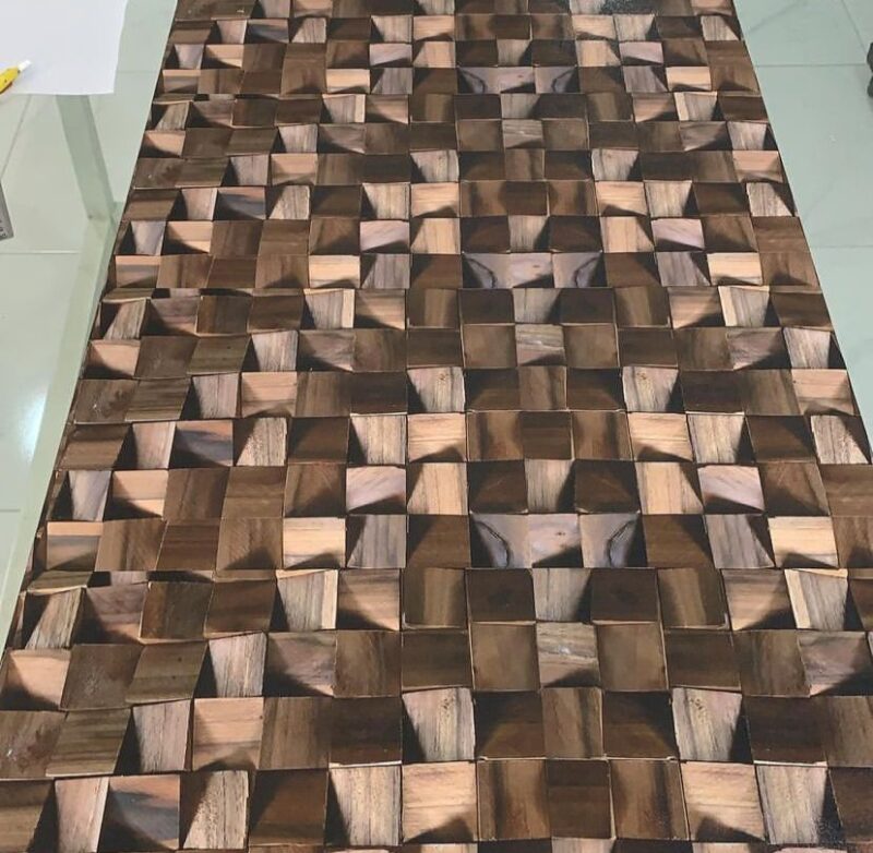 Pastilhas Adesivas para Decoração de Paredes Tons de Madeira - Lene ...